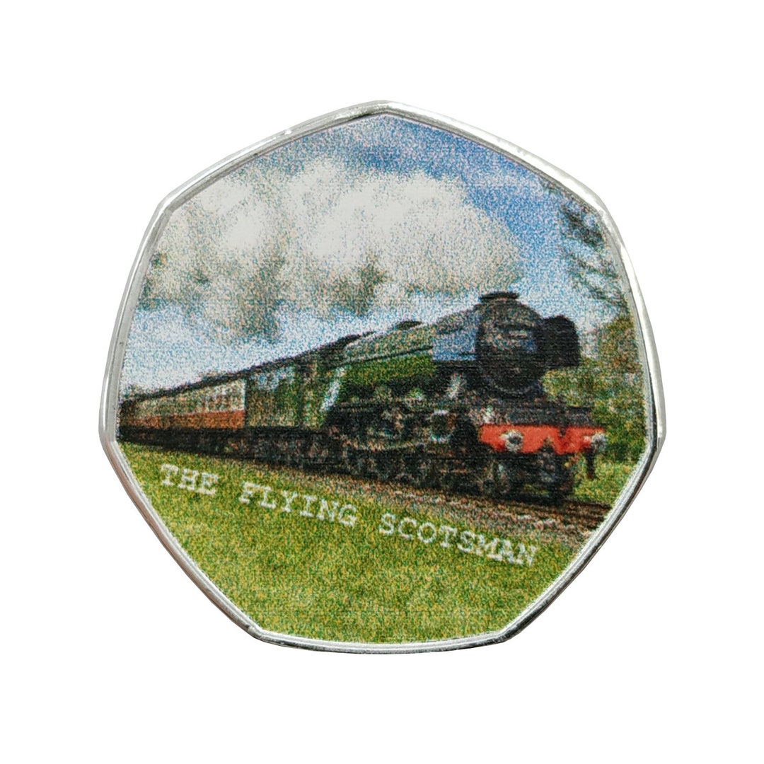 The Flying Scotsman Commemorative Coin ( .999 Silver Plated ) Iconic ...