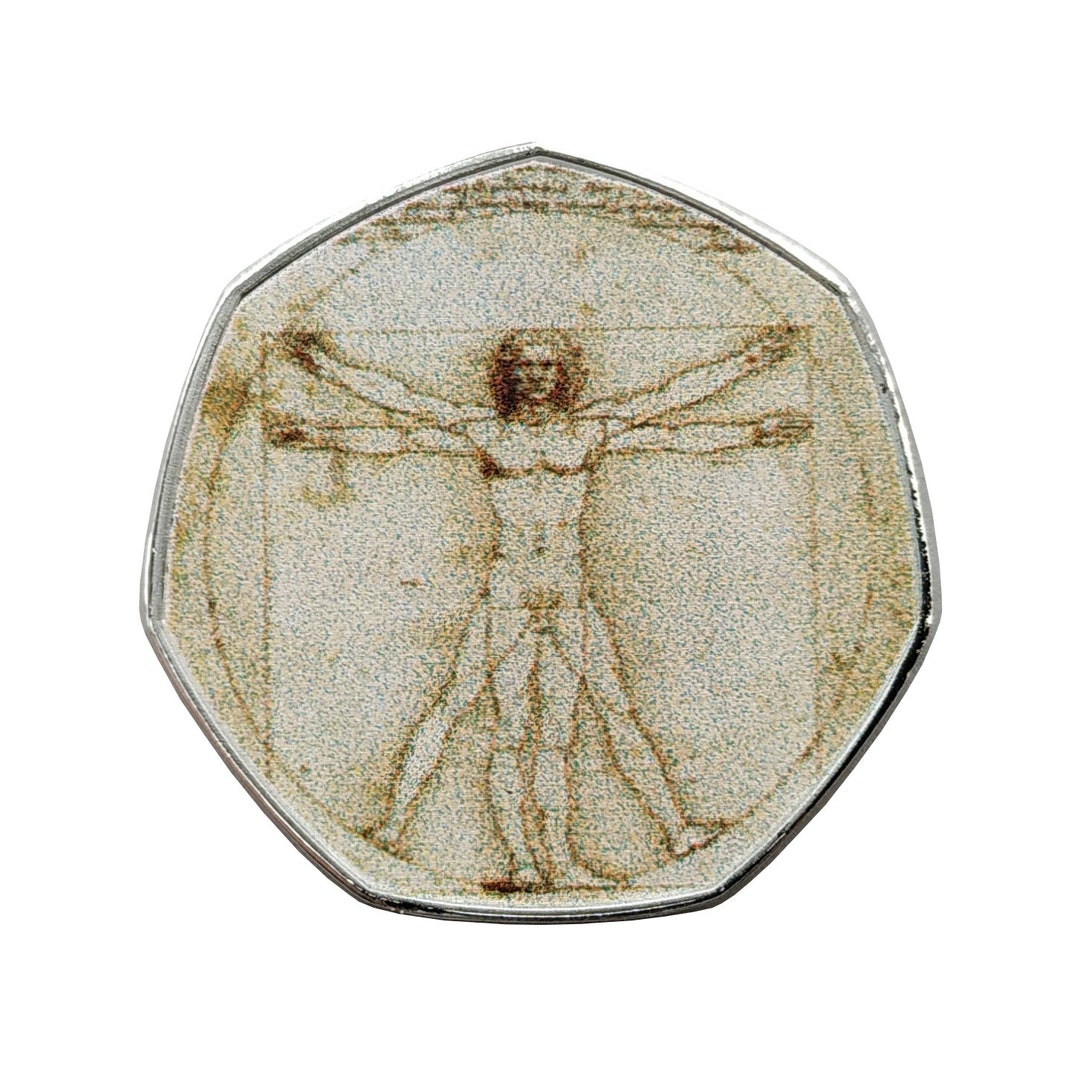 Leonardo Da Vinci Commemorative Coin ( .999 Silver Plated ) - Etsy