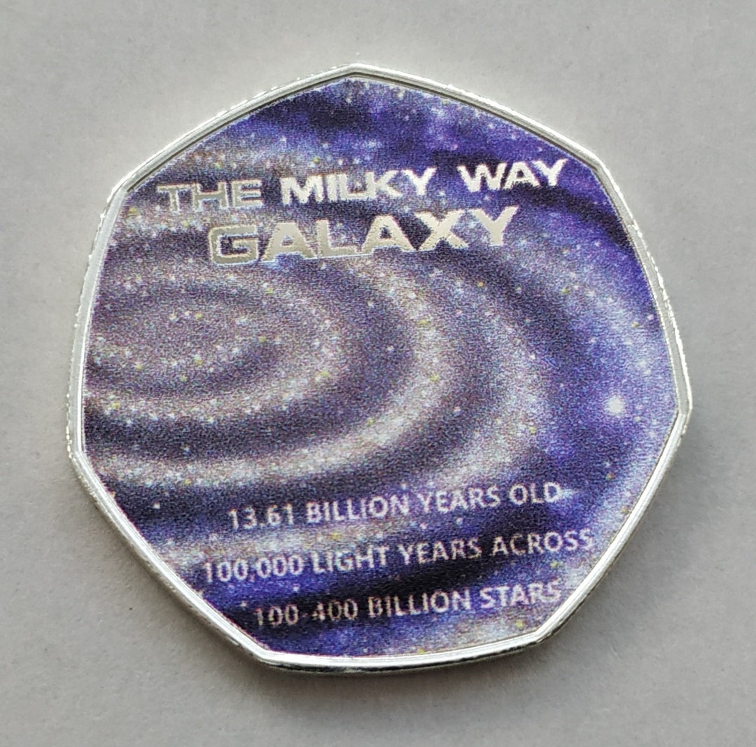 The Milky Way Galaxy Commemorative Coin ( .999 Silver Plated ) - Etsy