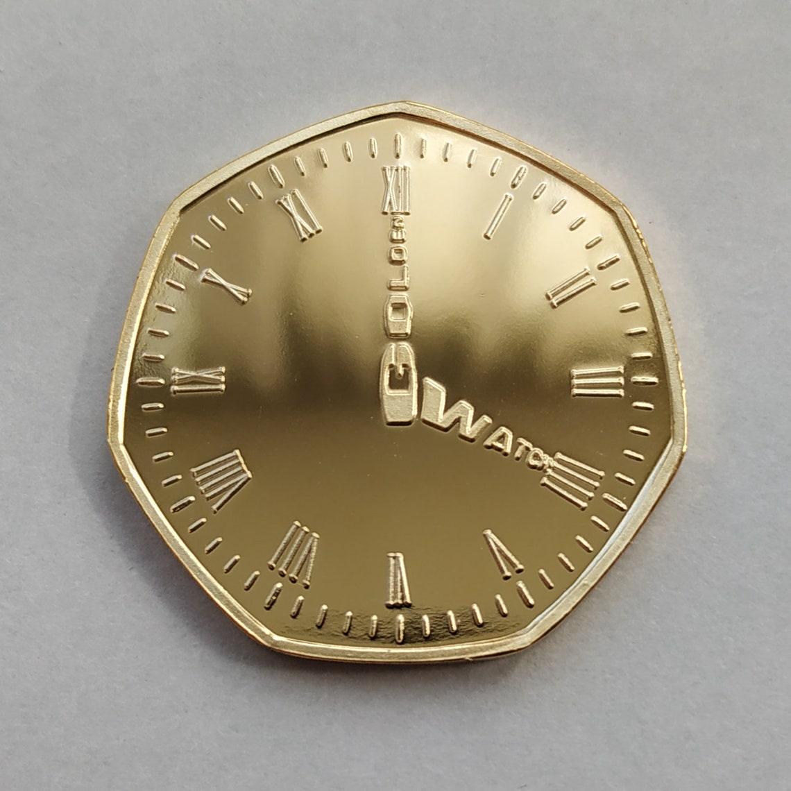Golden Watch happy Retirement Gold Plated Commemorative Coin - Etsy