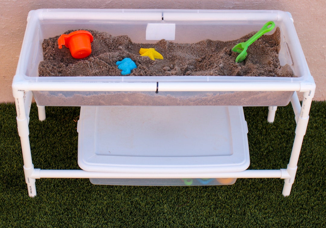 DIGITAL Large Sensory Table/sand Table With Storage Plan DIY PVC Mud ...