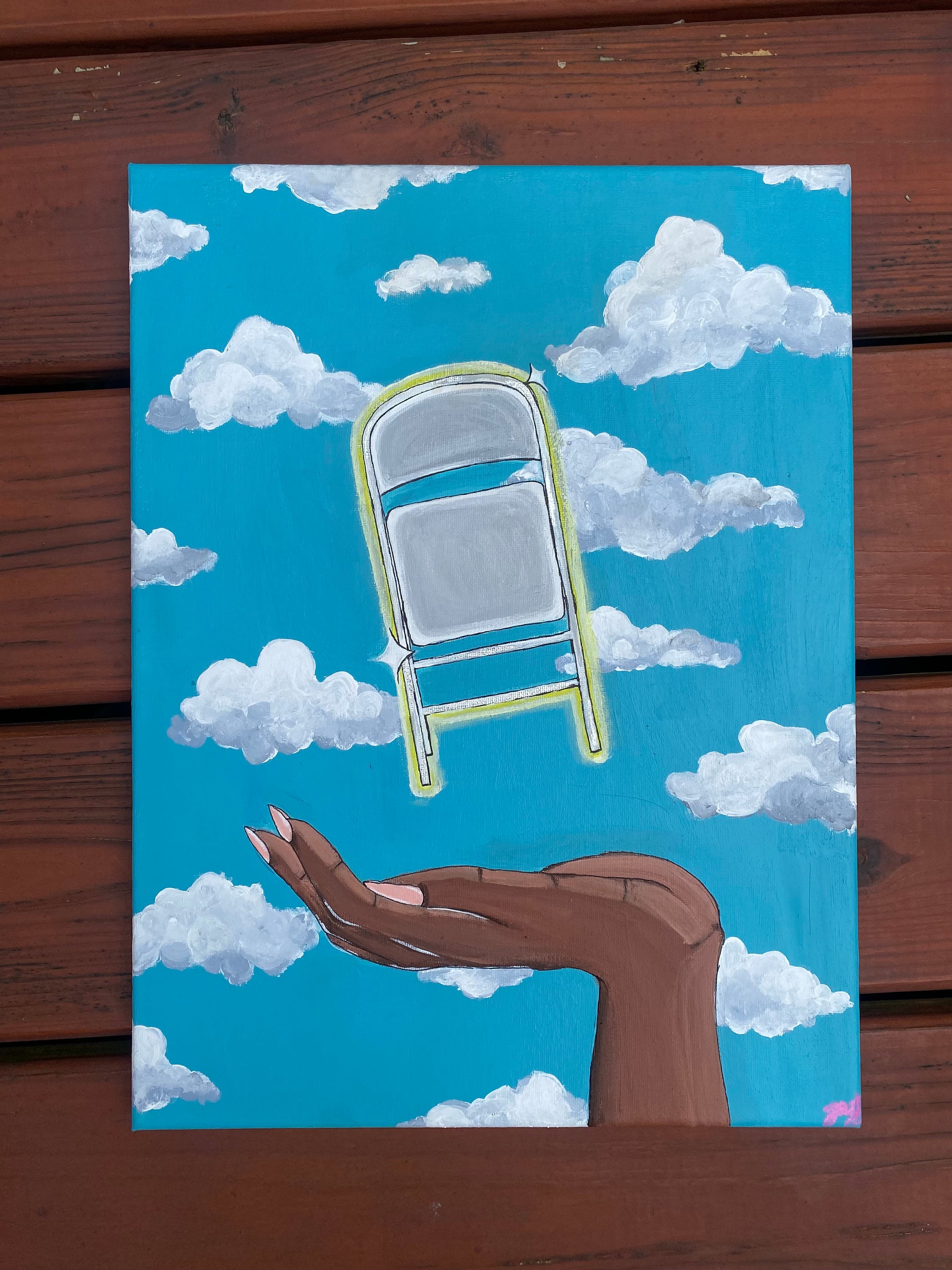 Gods Chair Painting - Etsy