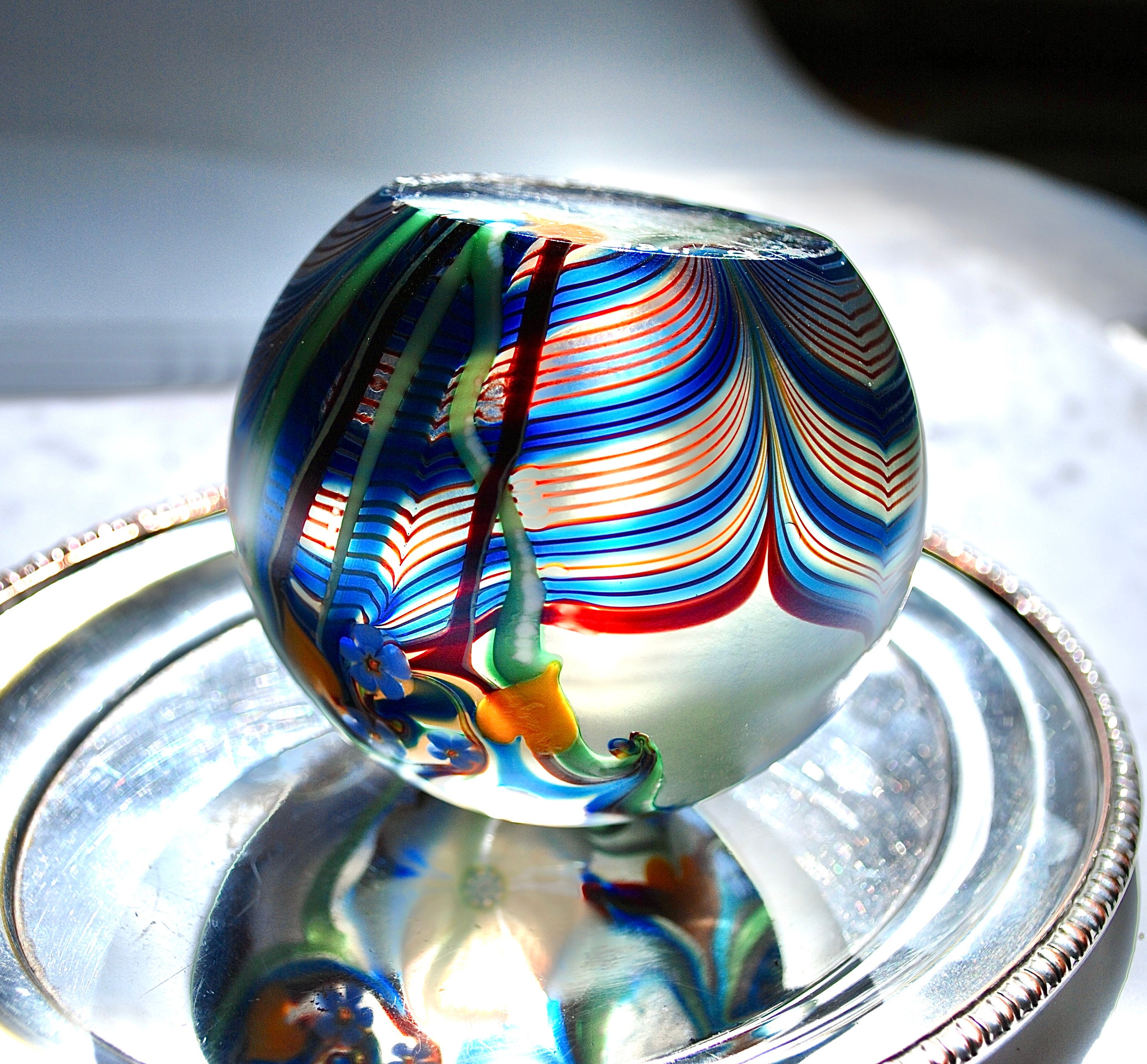 Very Rare Large Paperweight by Prestigious American Company Orient ...