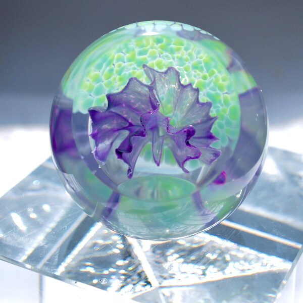 Purple Paperweight - Etsy