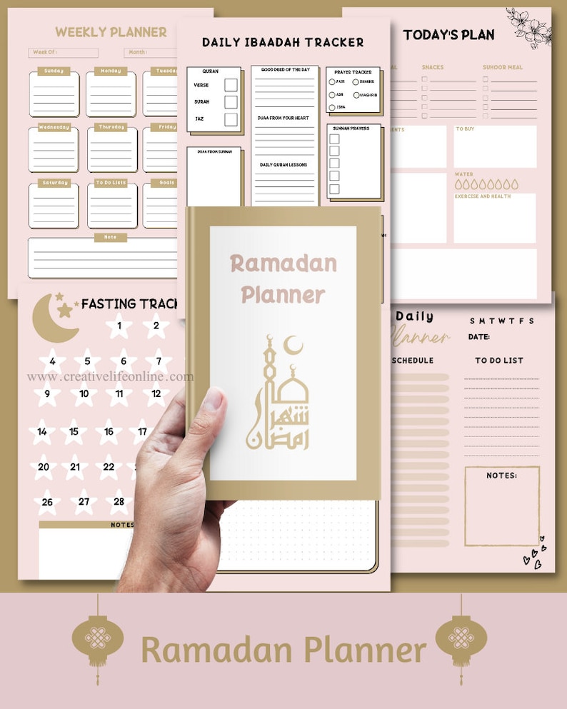 Ramadan Planner Ramadan Undated Planner Ramadan Printable Planner ...