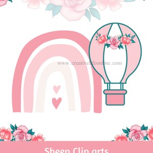 Sheep Clipart Set | Sheep Svg | Baby Lamb Clipart | Nursery Clipart ...