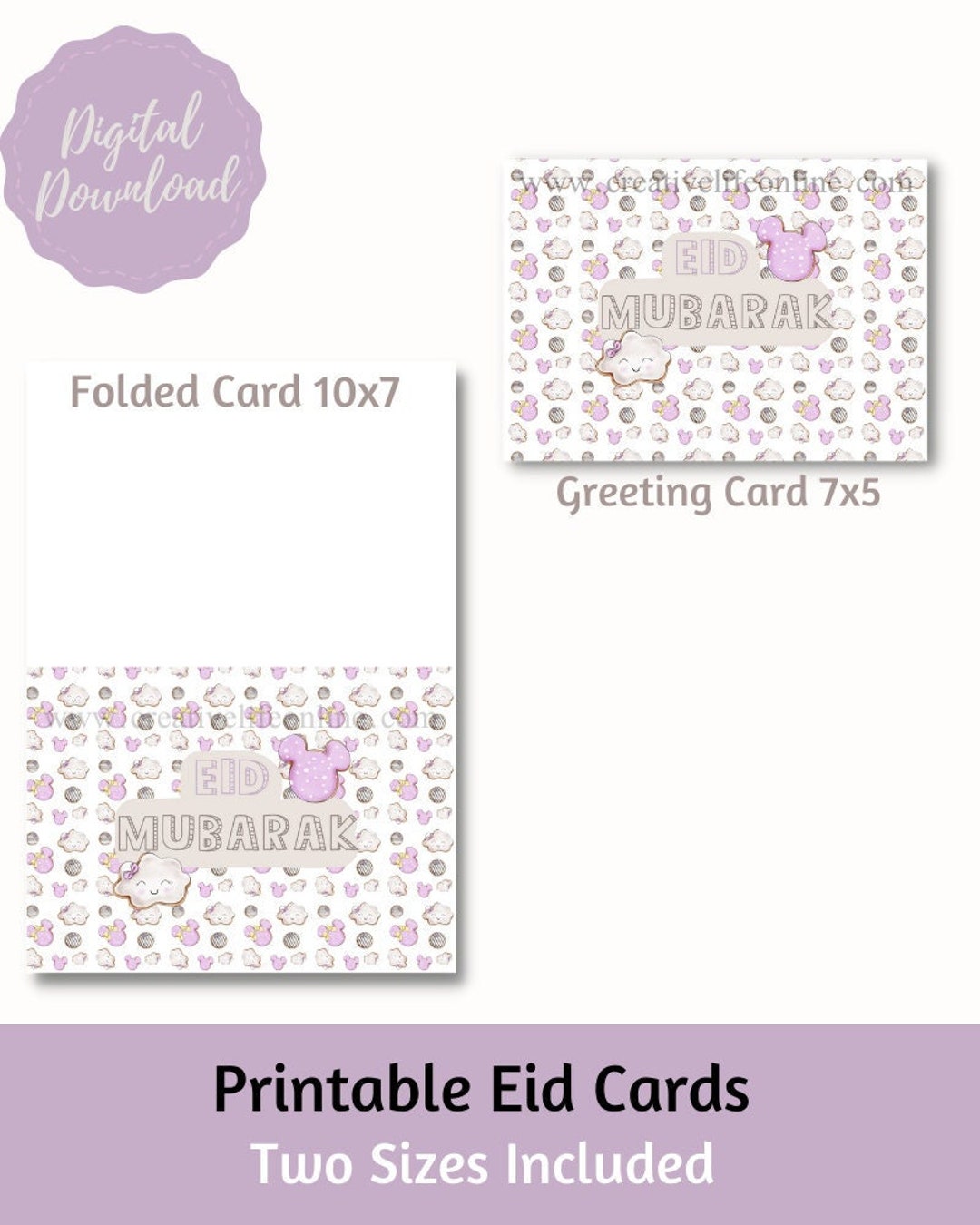 Eid Cards Eid Digital Cards Eid Template Card Eid Printable Card ...
