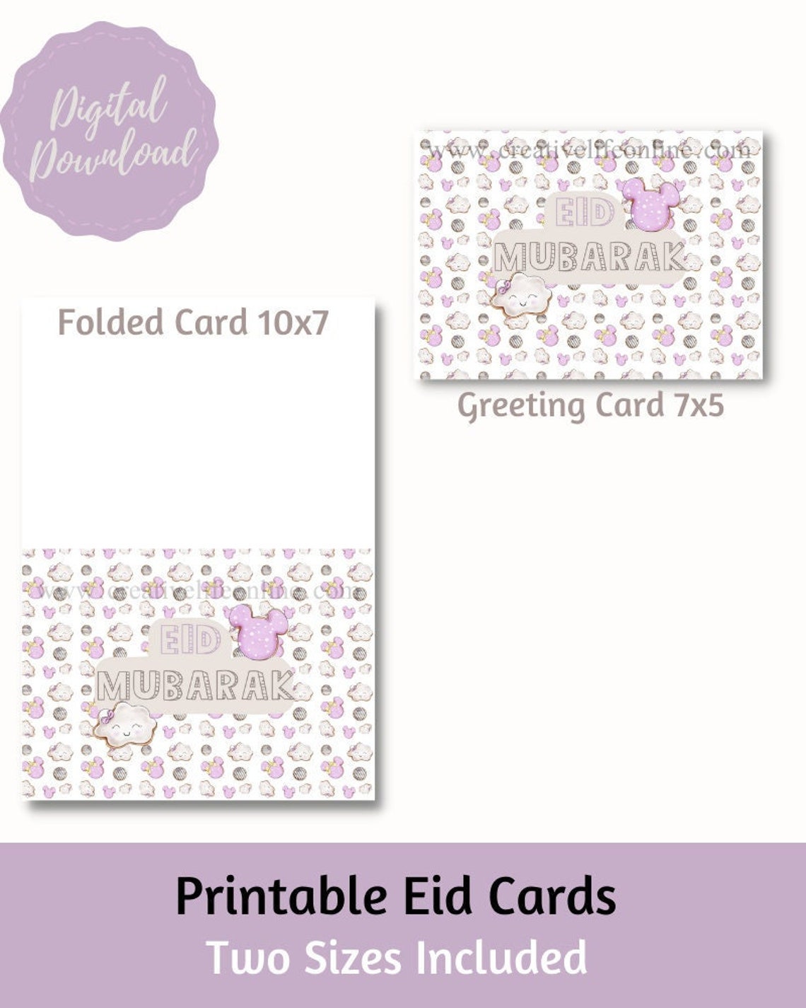 Eid Cards Eid Digital Cards Eid Template Card Eid Printable - Etsy