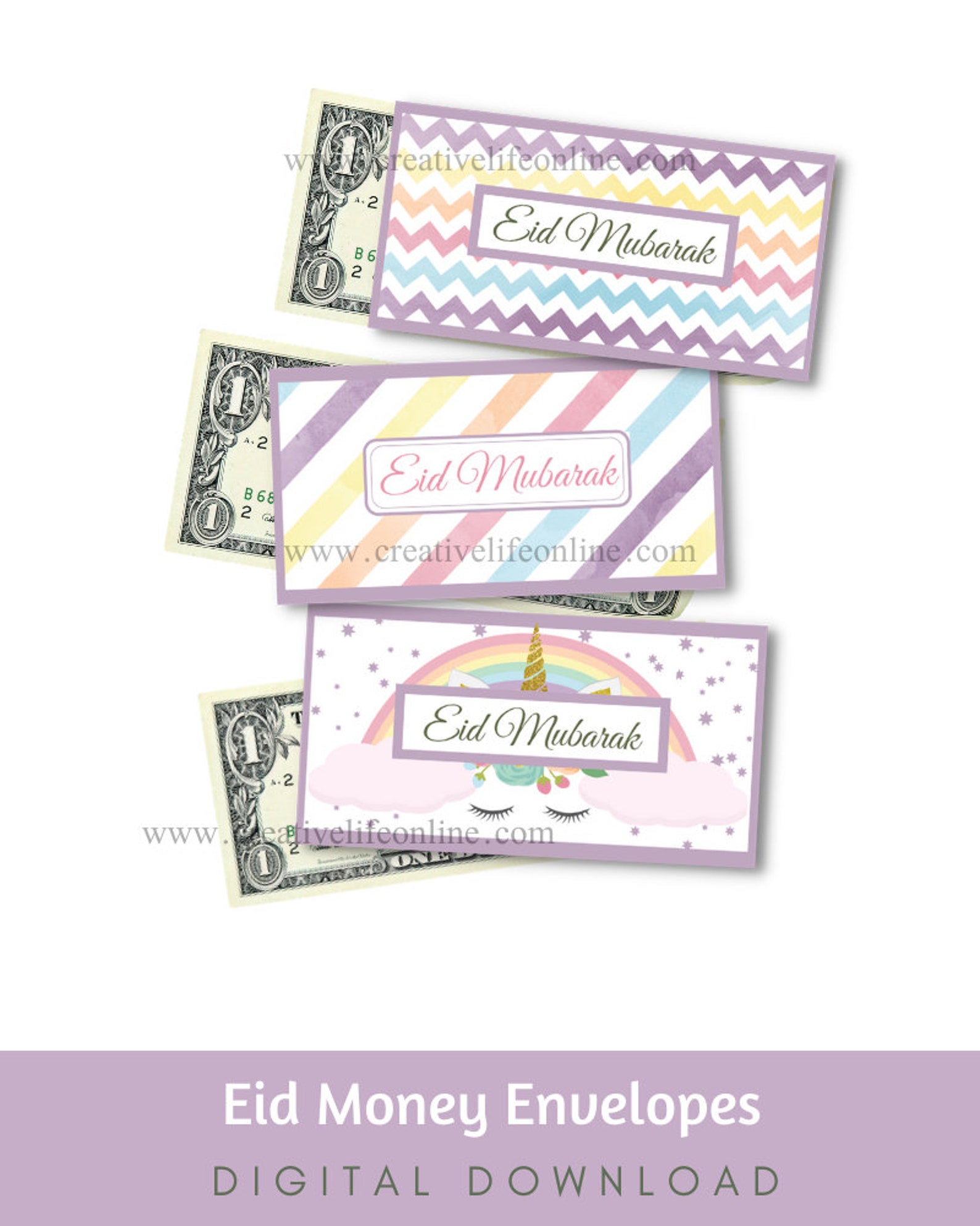 Eid Money Envelope Printable Eidi Envelope Printable Eid - Etsy