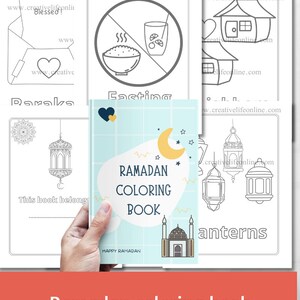 Ramadan Coloring Book for Kids Ramadan Activity Pack Ramadan Coloring ...