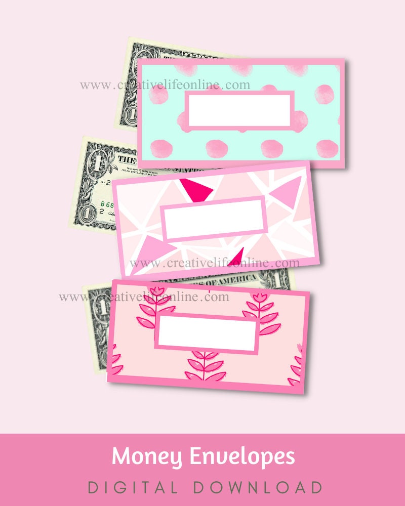 Money Envelope Printable Money Cash Envelope Template School Money ...