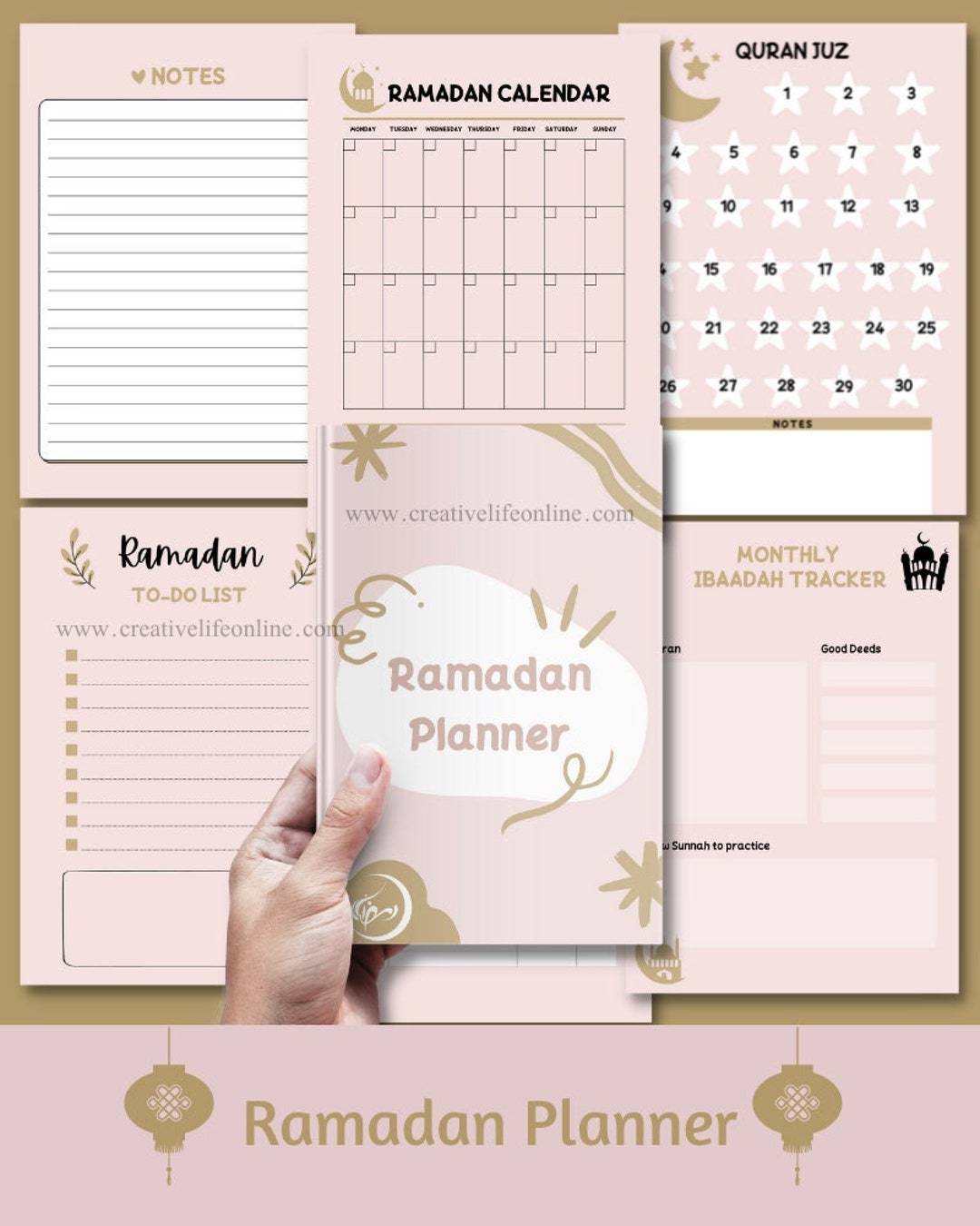 Ramadan Planner Ramadan Undated Planner Ramadan Printable Planner ...