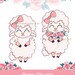 Sheep Clipart Set | Sheep Svg | Baby Lamb Clipart | Nursery Clipart ...