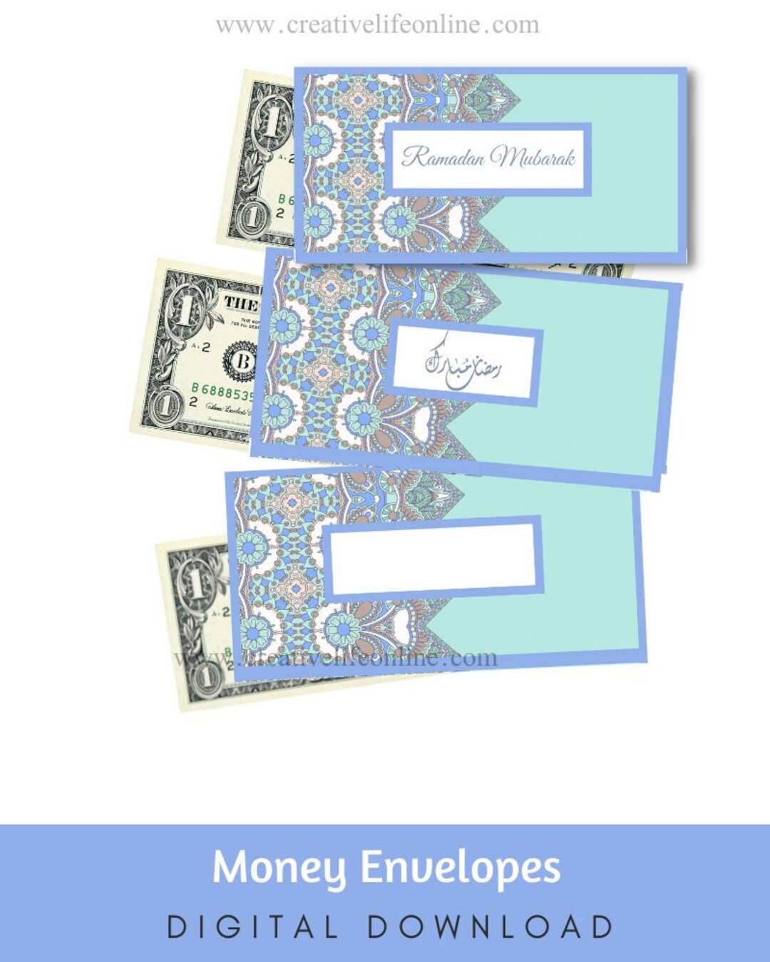 Money Envelope Printable Money Cash Envelope Template - Etsy