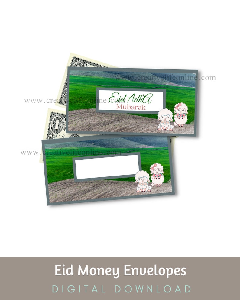 Eid Money Envelope Printable Eidi Envelope Printable Eid - Etsy
