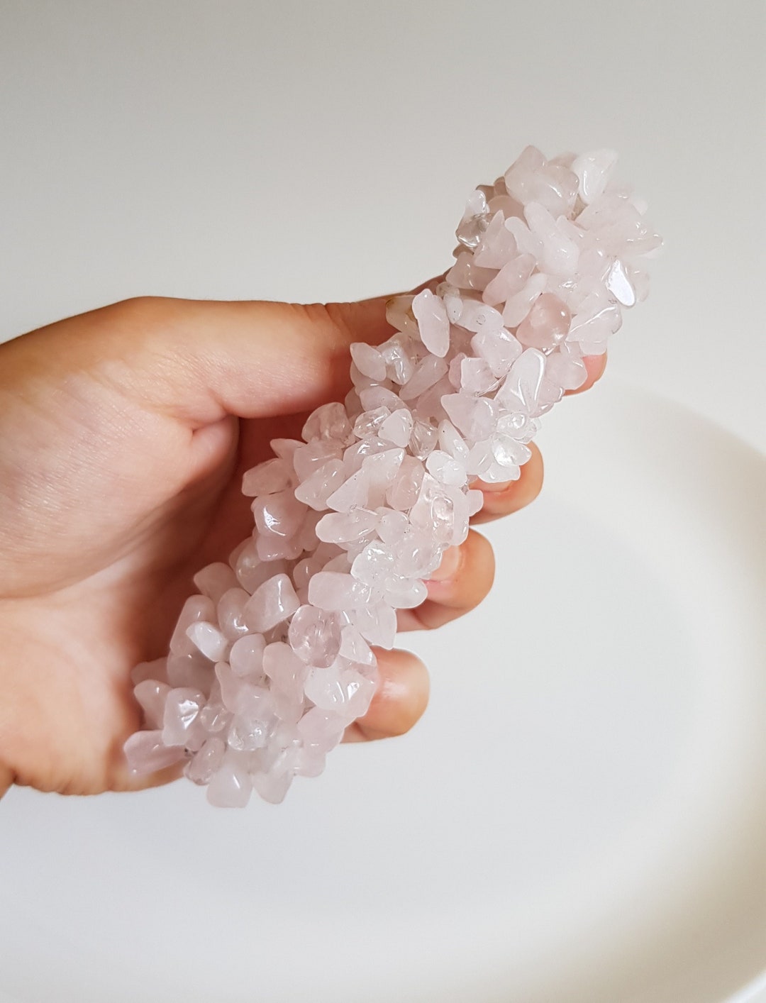 Rose Quartz Hair Barrette, Quartz Crystal Hair Accessories, Quartz ...