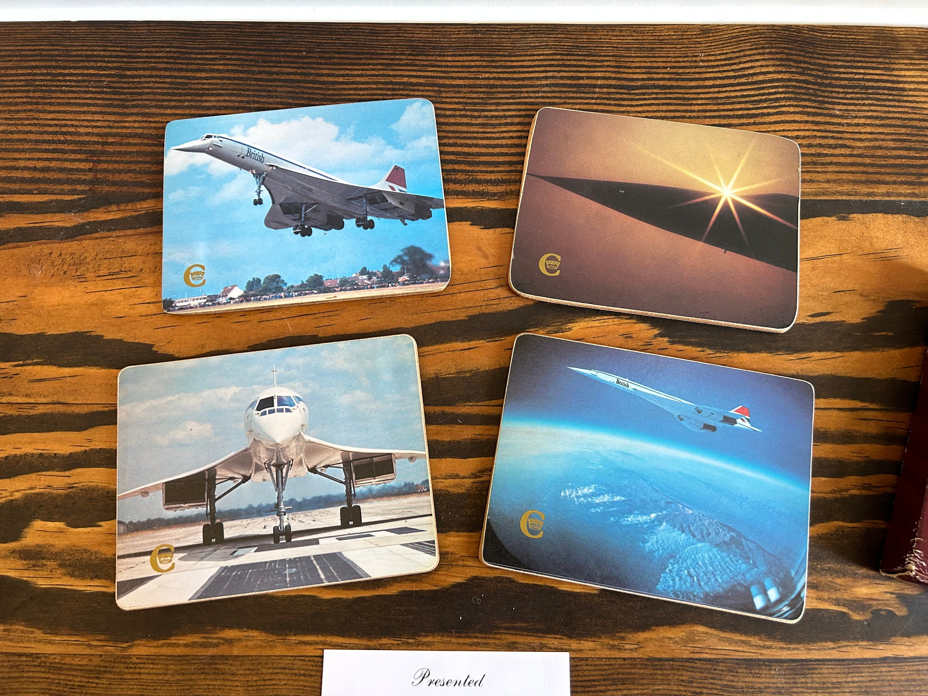 Rare Concorde Cupholder Set Gift of Concorde Crew - Etsy