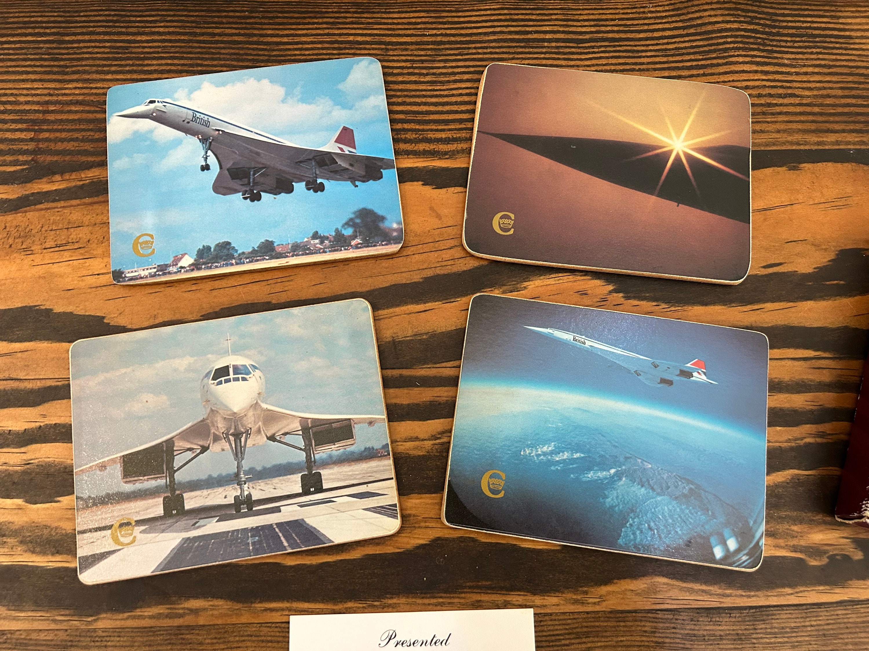 Rare Concorde Cupholder Set - Gift of Concorde Crew - Etsy