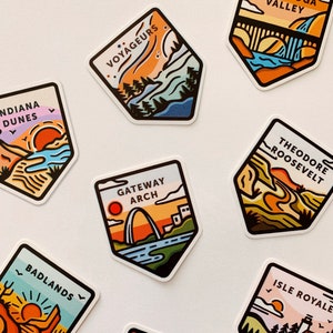 Midwest National Park Stickers - Etsy