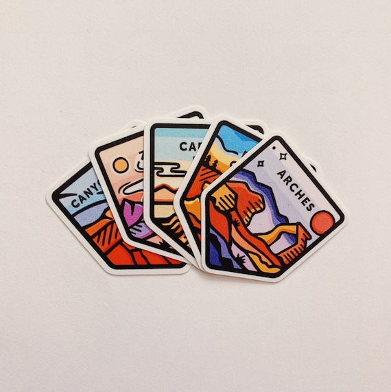 Utah National Park Stickers - Etsy