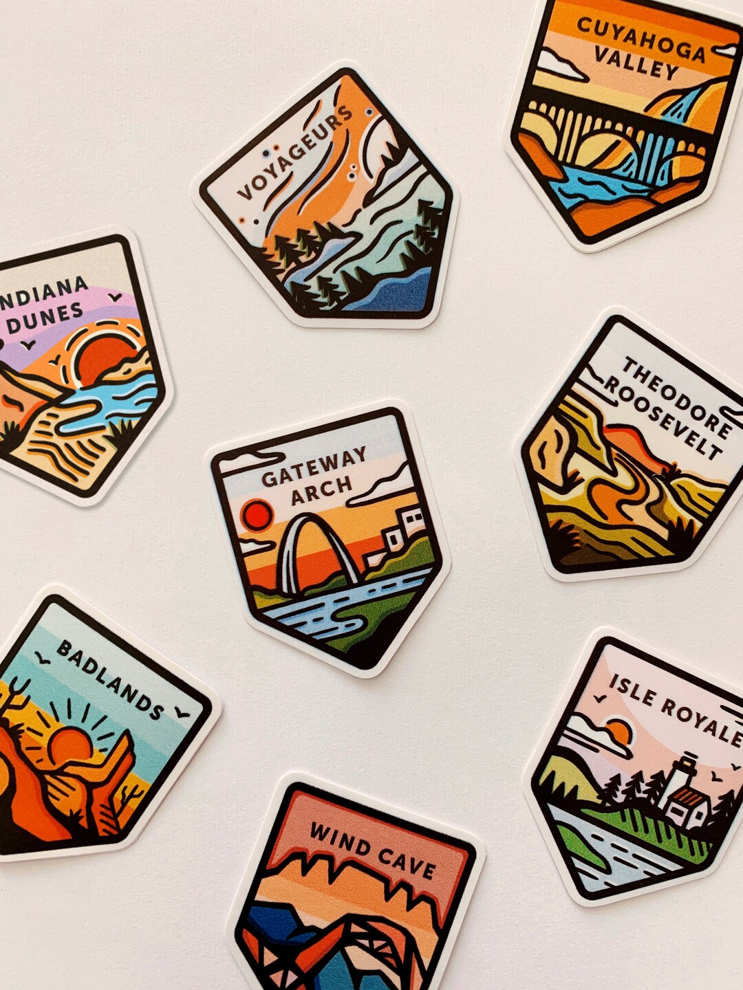 Midwest National Park Stickers - Etsy