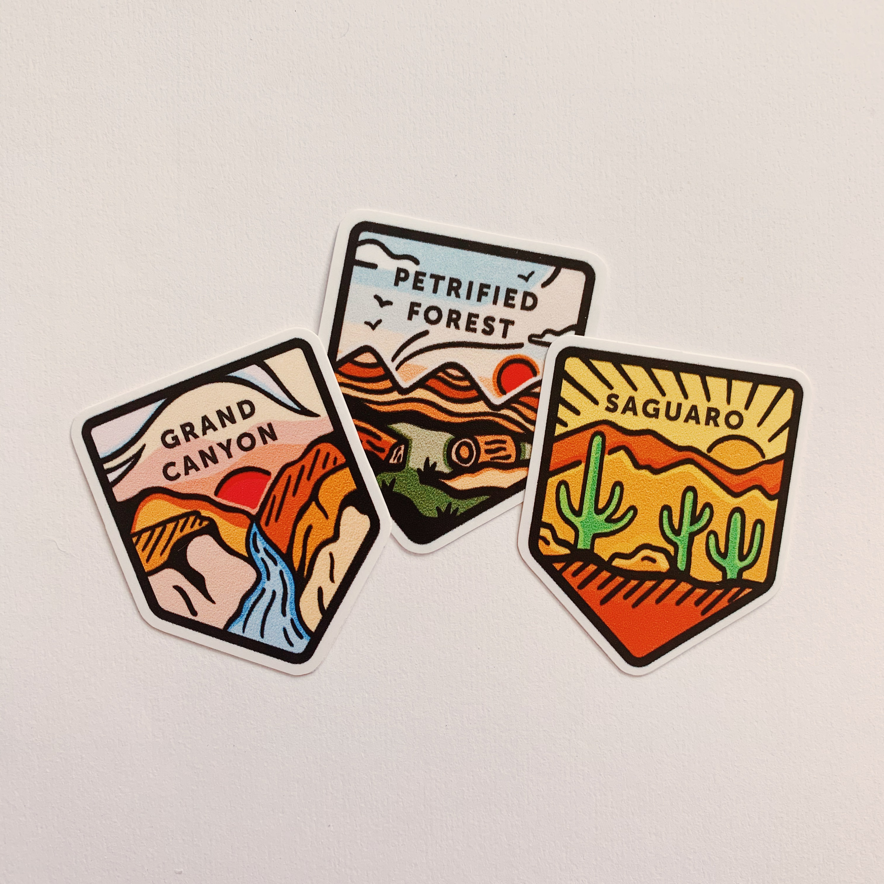 Arizona National Park Stickers - Etsy