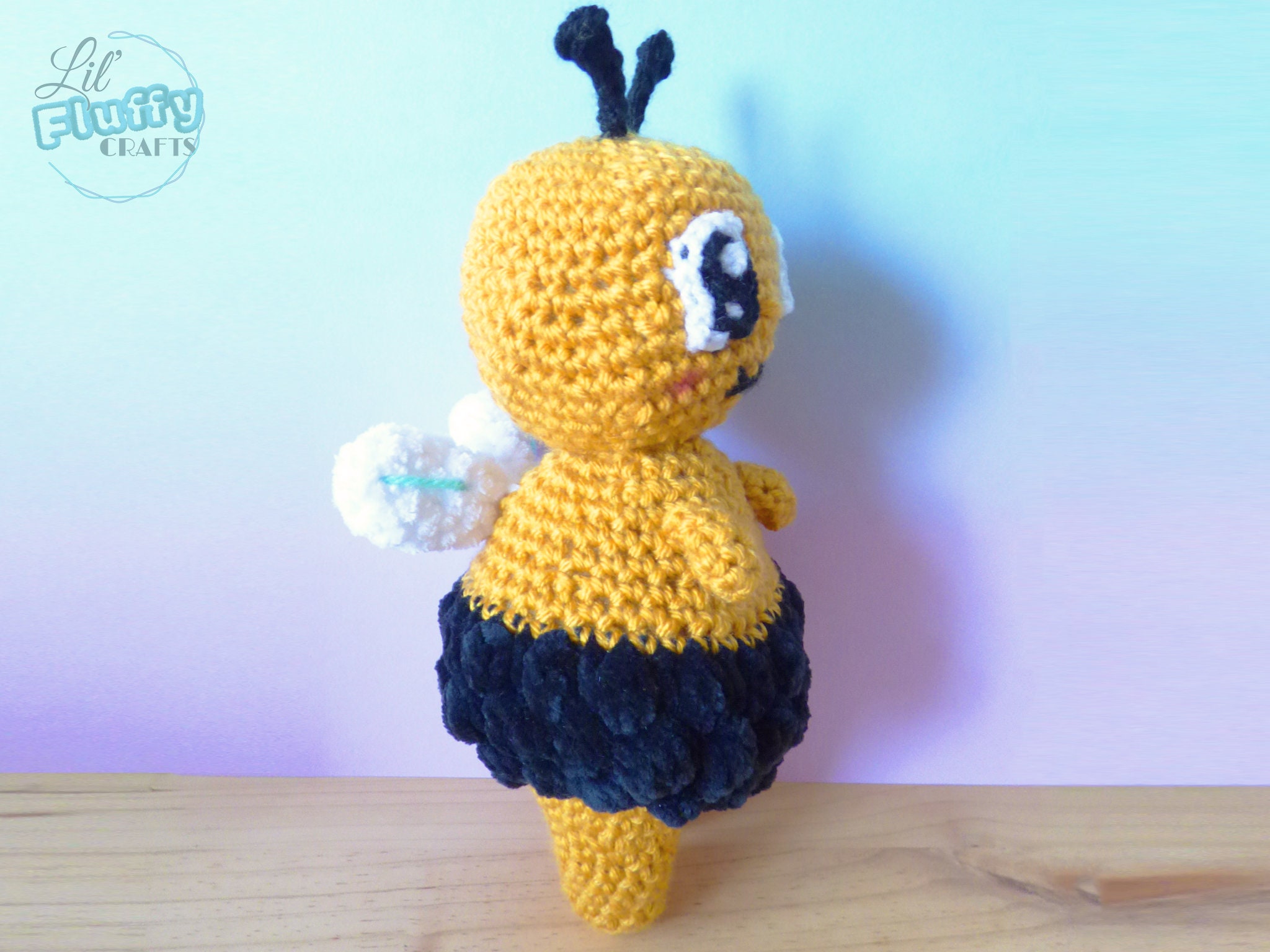 Worry Bee Doll Amigurumi Crochet Pattern Digital Download | Etsy