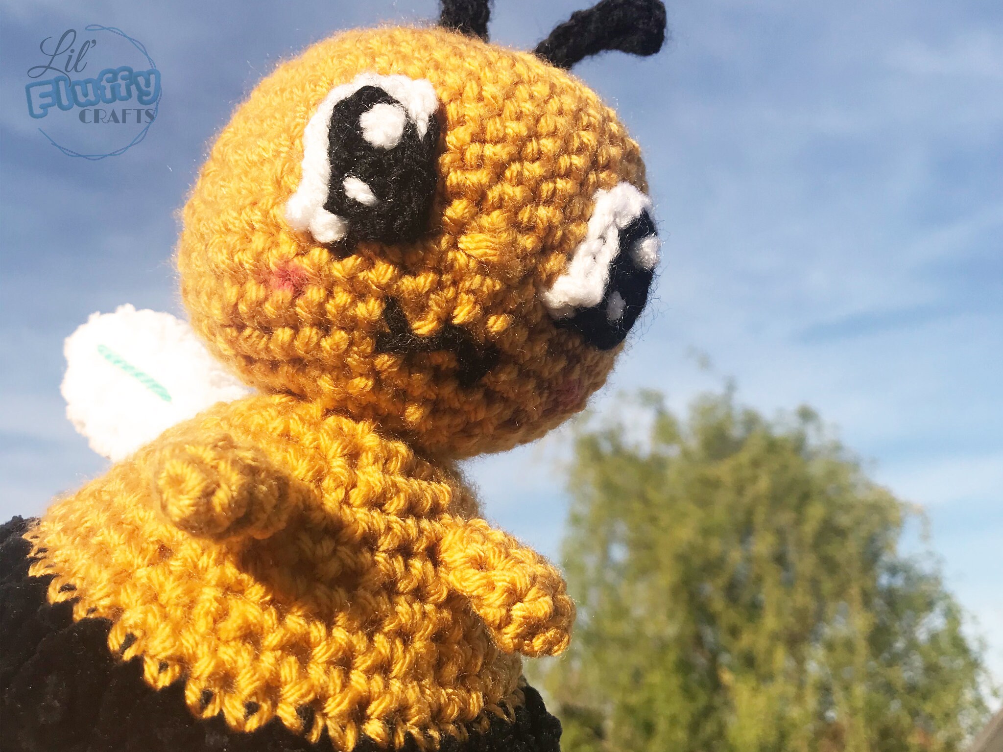 Worry Bee Doll Amigurumi Crochet Pattern Digital Download - Etsy