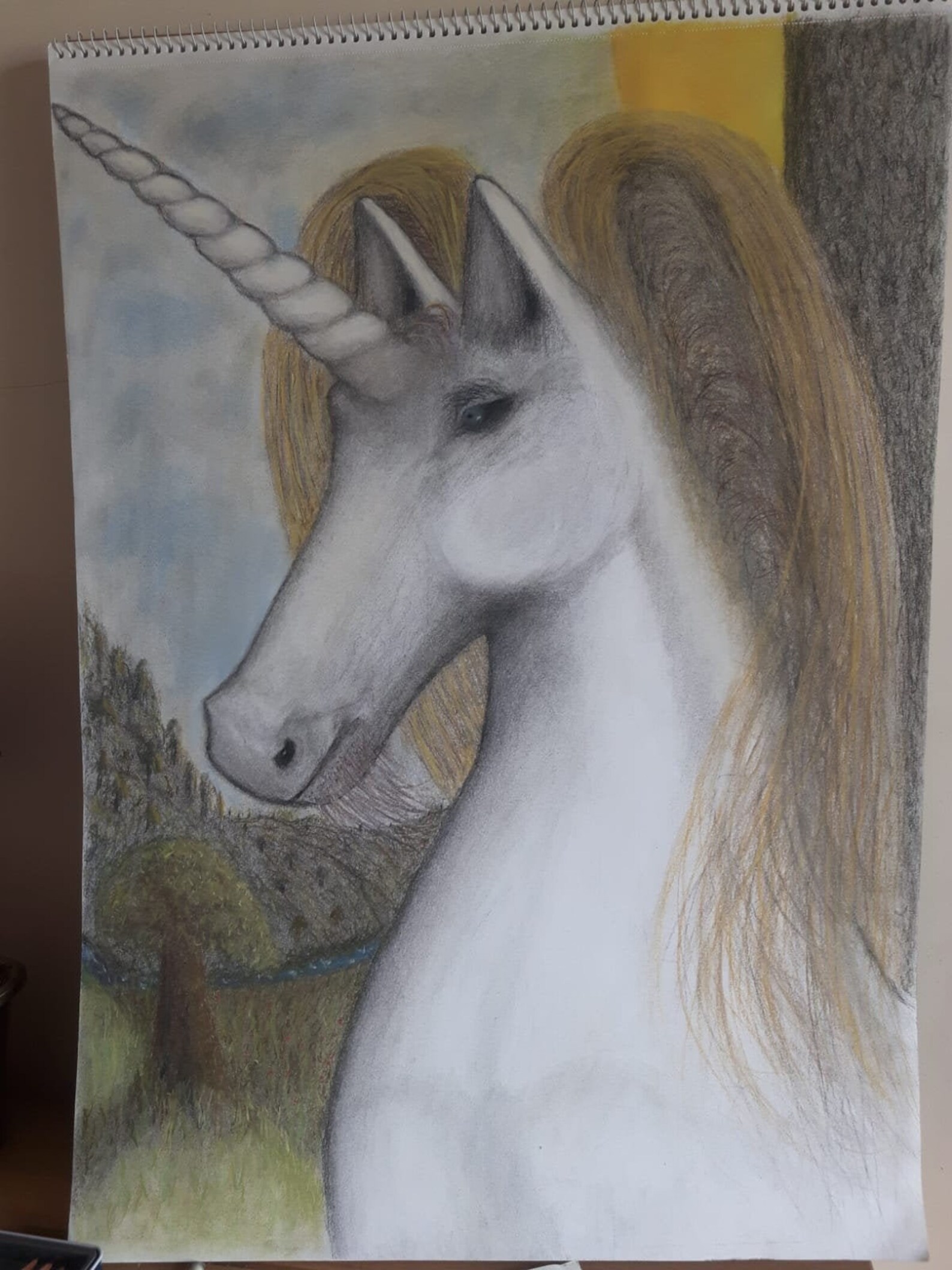 Unicorn Original Artwork - Etsy