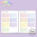 Rainbow Colors Printable Planner Inserts MISCELANEA BUNDLE. - Etsy