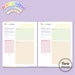 Rainbow Colors Printable Planner Inserts MISCELANEA BUNDLE. - Etsy
