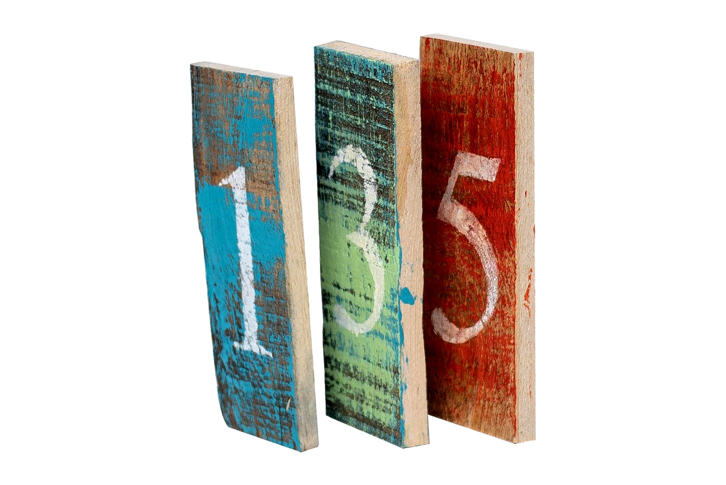 Wood House Number Tiles - Etsy