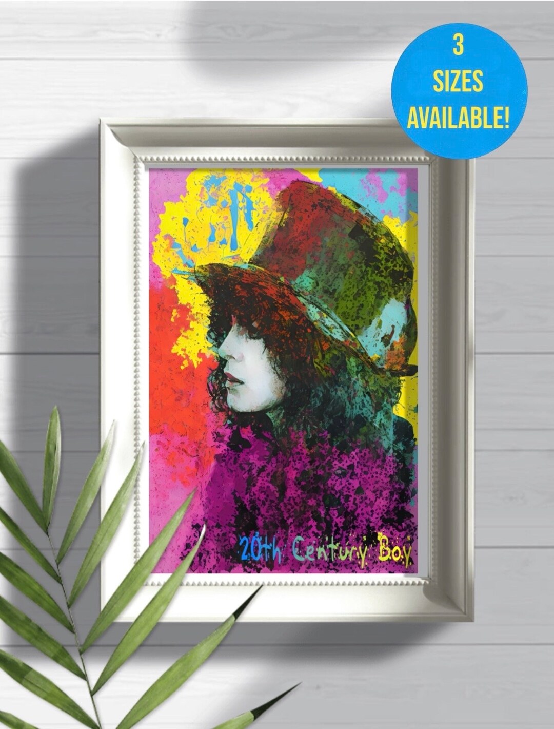 Marc Bolan T.rex | Exclusive Design Giclee Art Print Poster | A5 A4 A3 ...