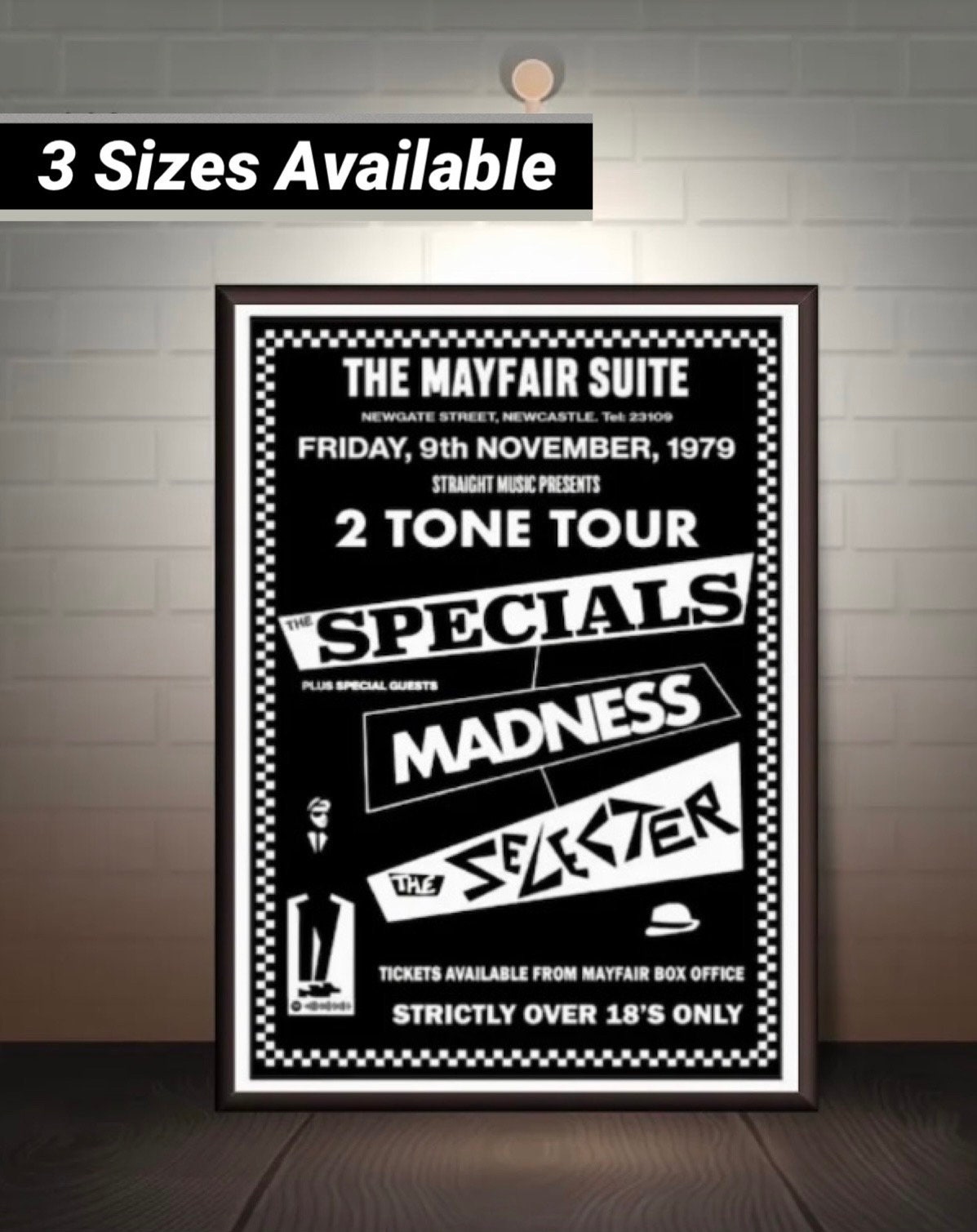 2tone Music Tour Poster Giclée Art Print | A5 A4 A3 | Madness ...