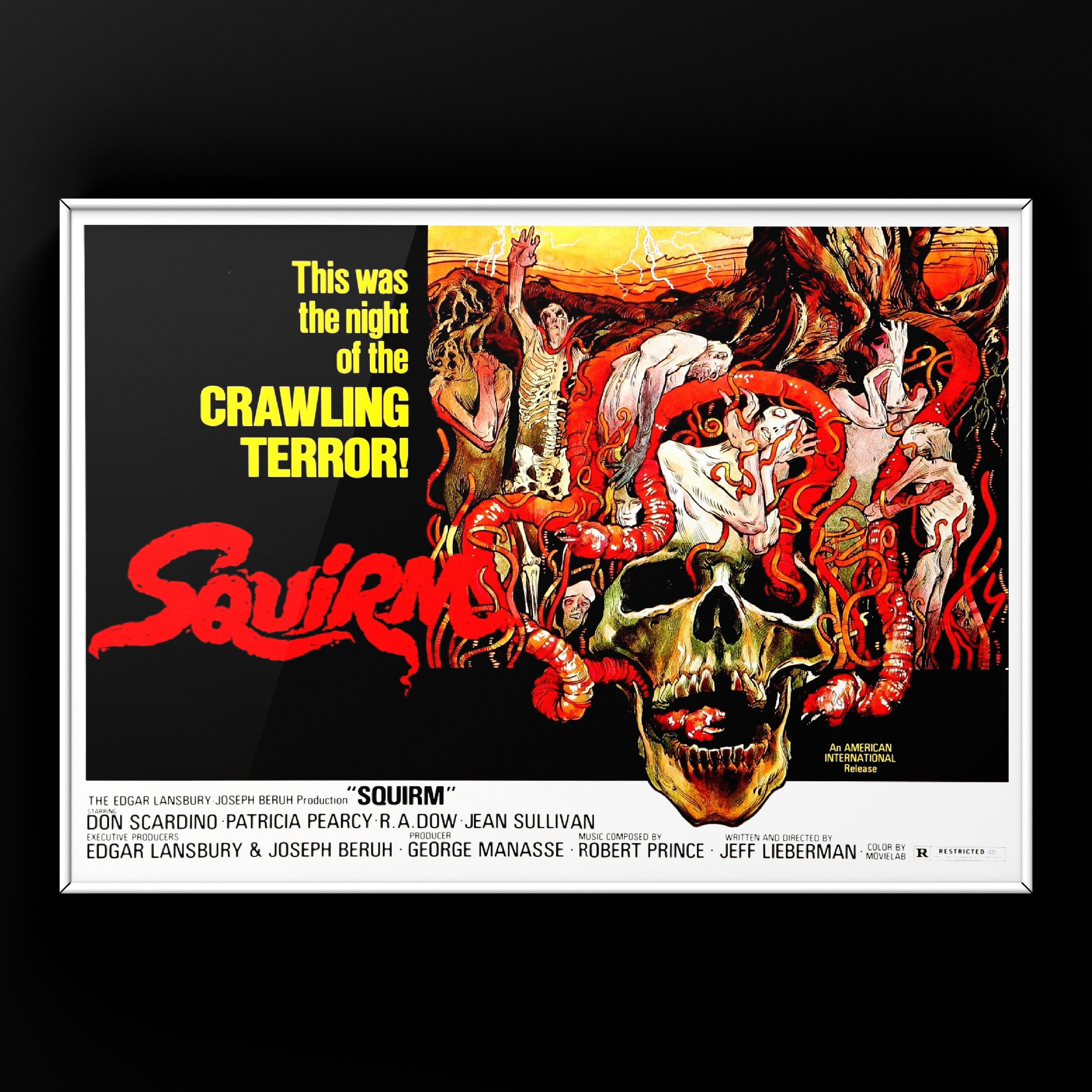 Squirm Horror Movie Film A4 Poster Print Cult Horror Movies - Etsy UK