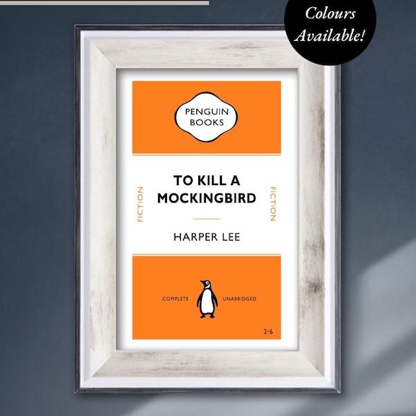 Penguin Book Poster - Etsy UK