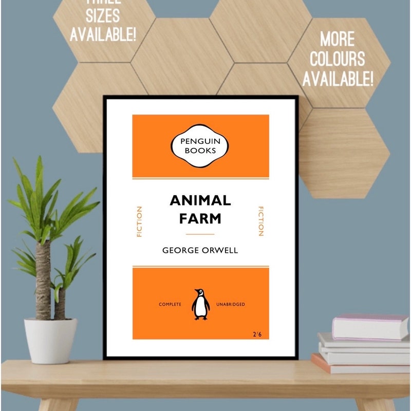 Penguin Book Poster - Etsy UK