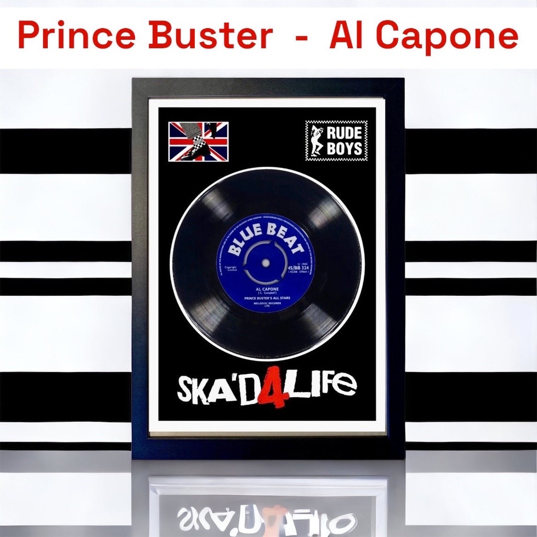 Framed 7 Vinyl Record Prince Buster al Capone Ska - Etsy