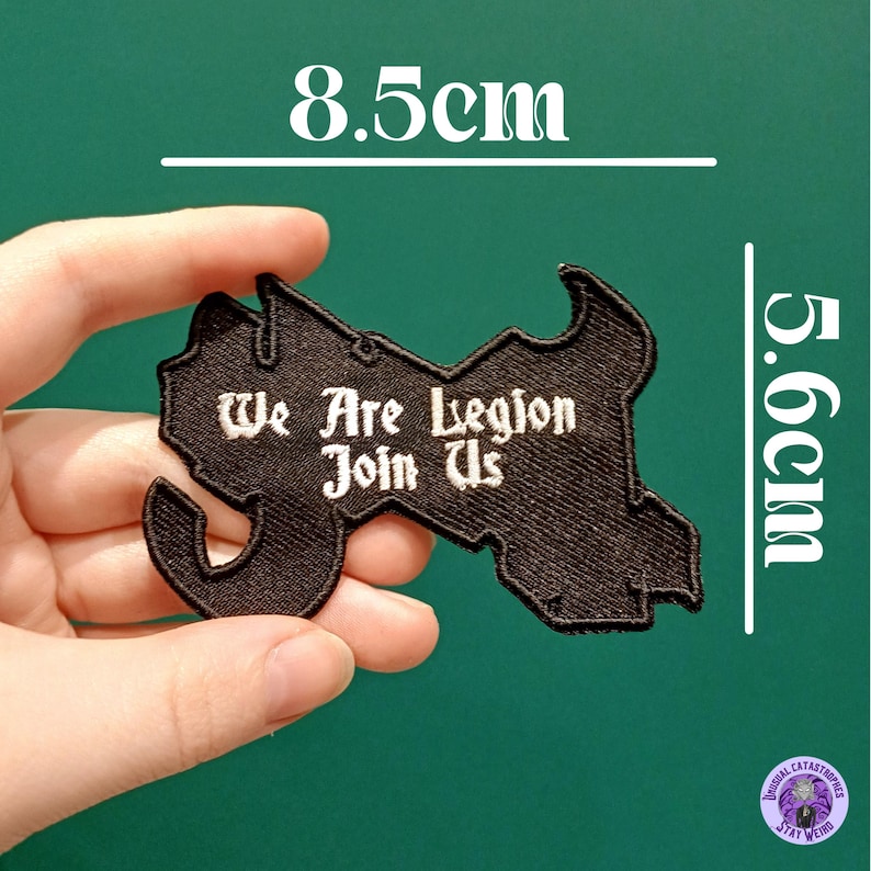 We Are Legion | Embroidered Patch | Band Inspired | Hand Sew on Patch ...