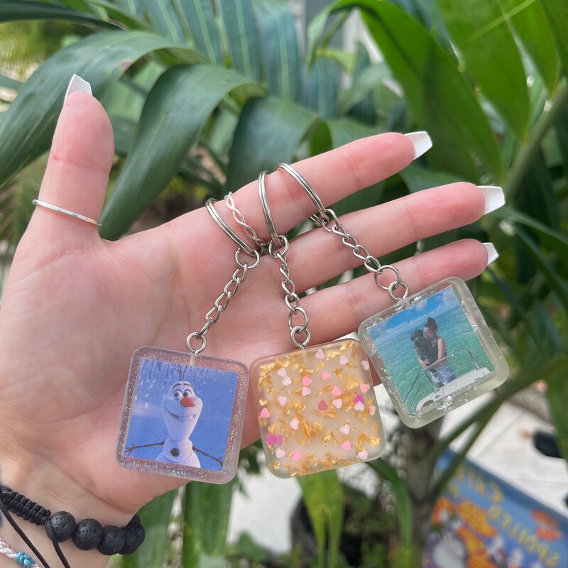 Custom Resin Keychain - Etsy