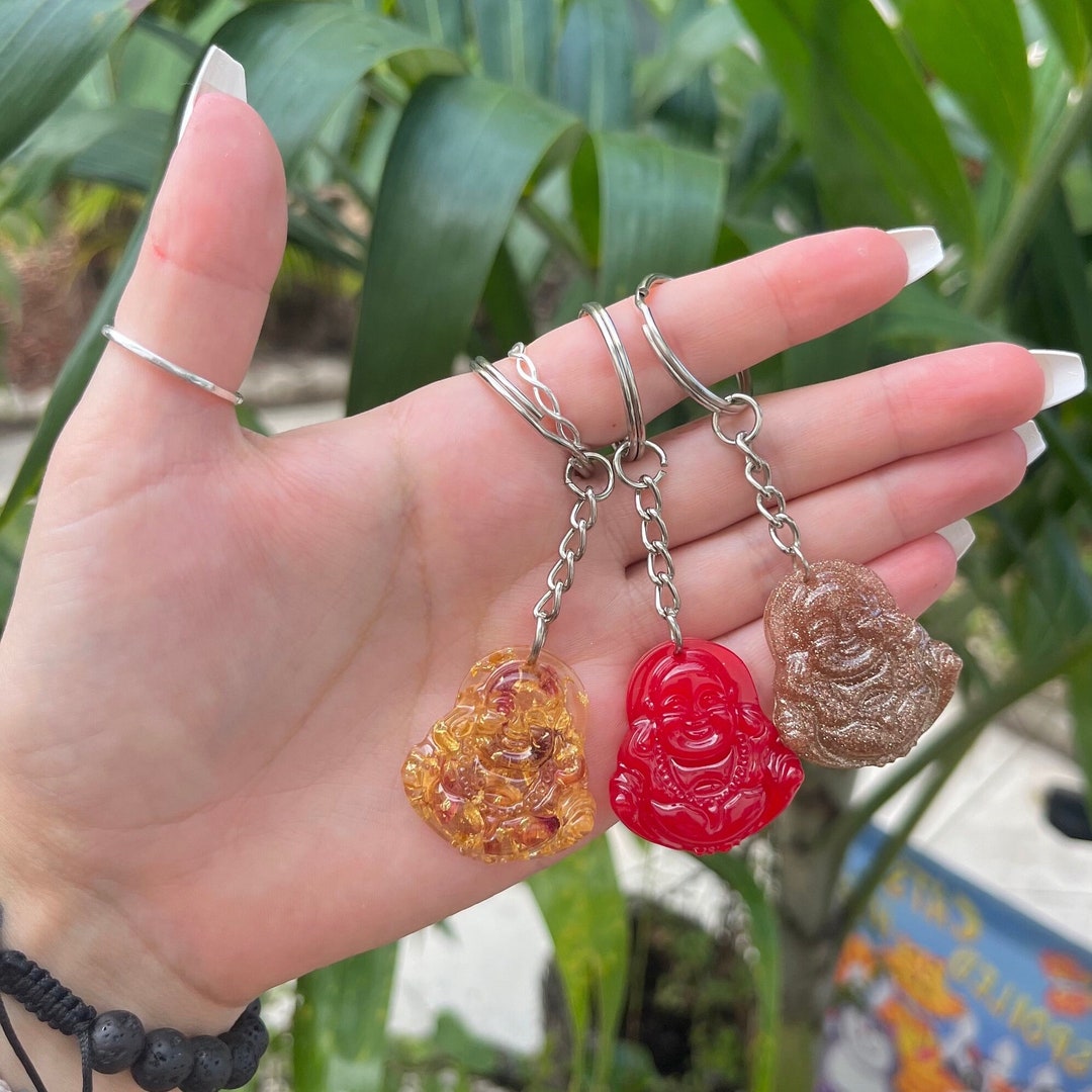 Buddha Keychain | Custom Buddha Keychain | Resin Buddha Keychain - Etsy
