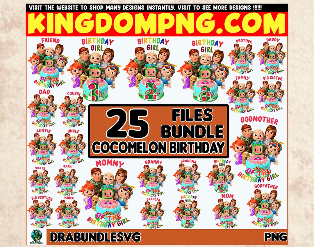 25 Cocomelon Png Cocomelon Clipart Cocomelon Digital Paper - Etsy