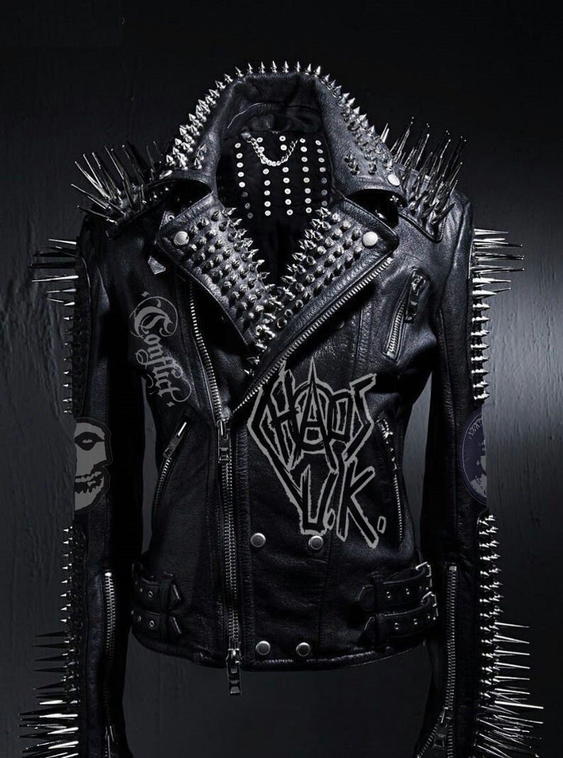 Metal Leather Jacket