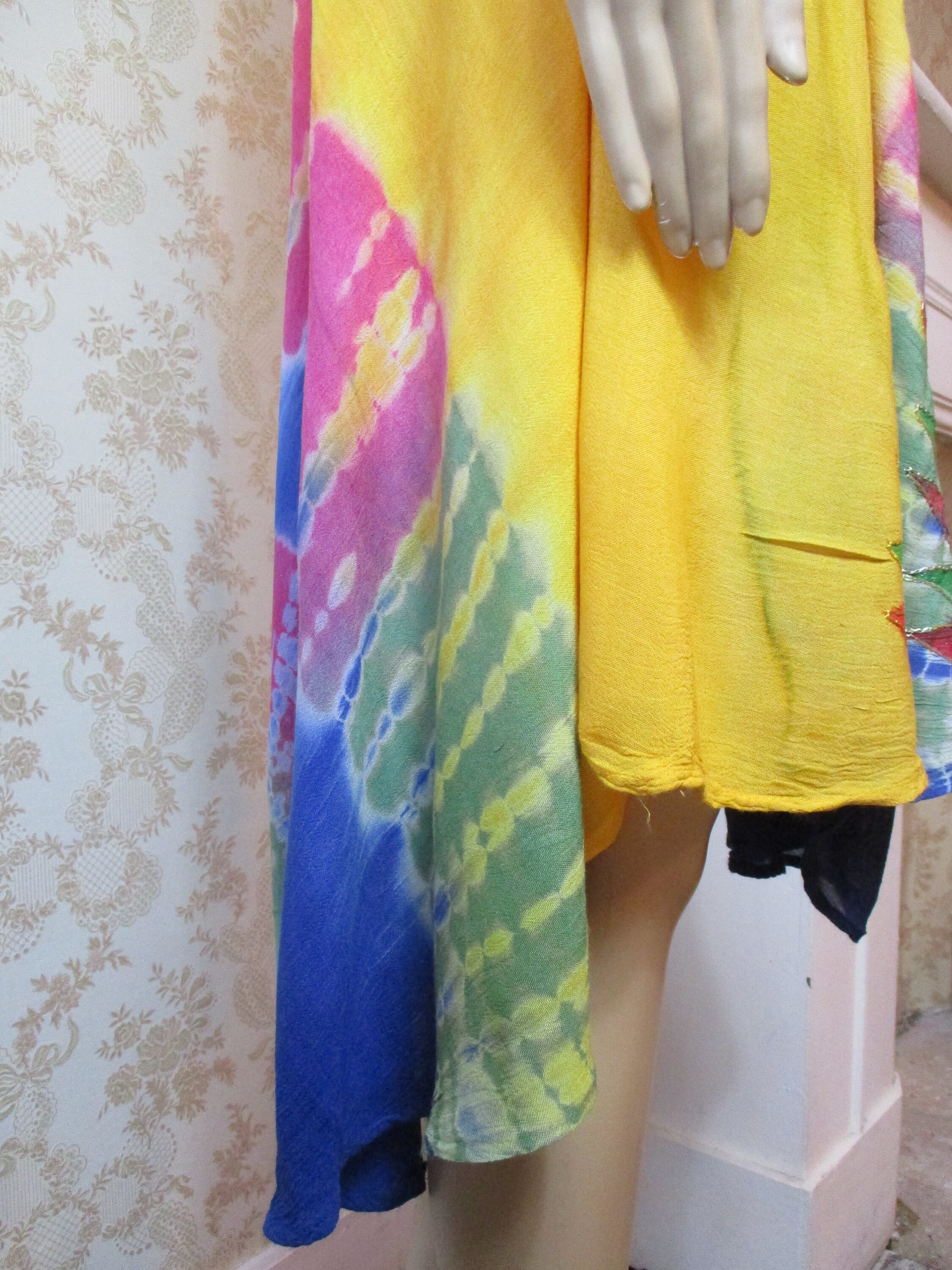 Vintage Beach Dress, Free Size. Vintage Dress\beach Dress\summer Dress ...