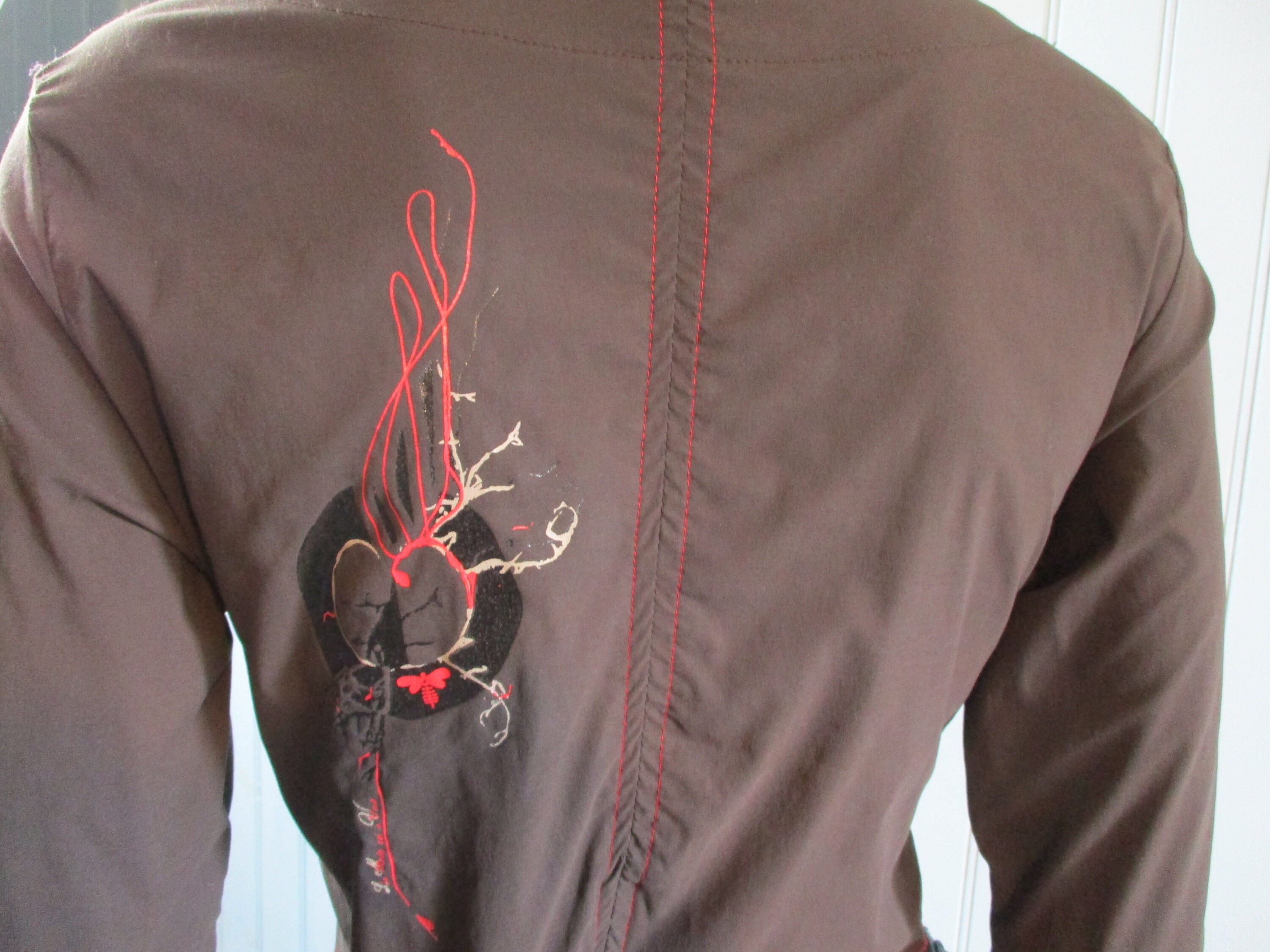 Retro Crop Top/jacket. Vintage Jacket\crop Top\cropped Jacket\black ...