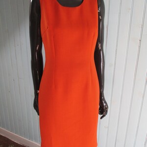 Vintage Dark Orange Shift Dress, Sixties Style. Retro\shift Dress ...
