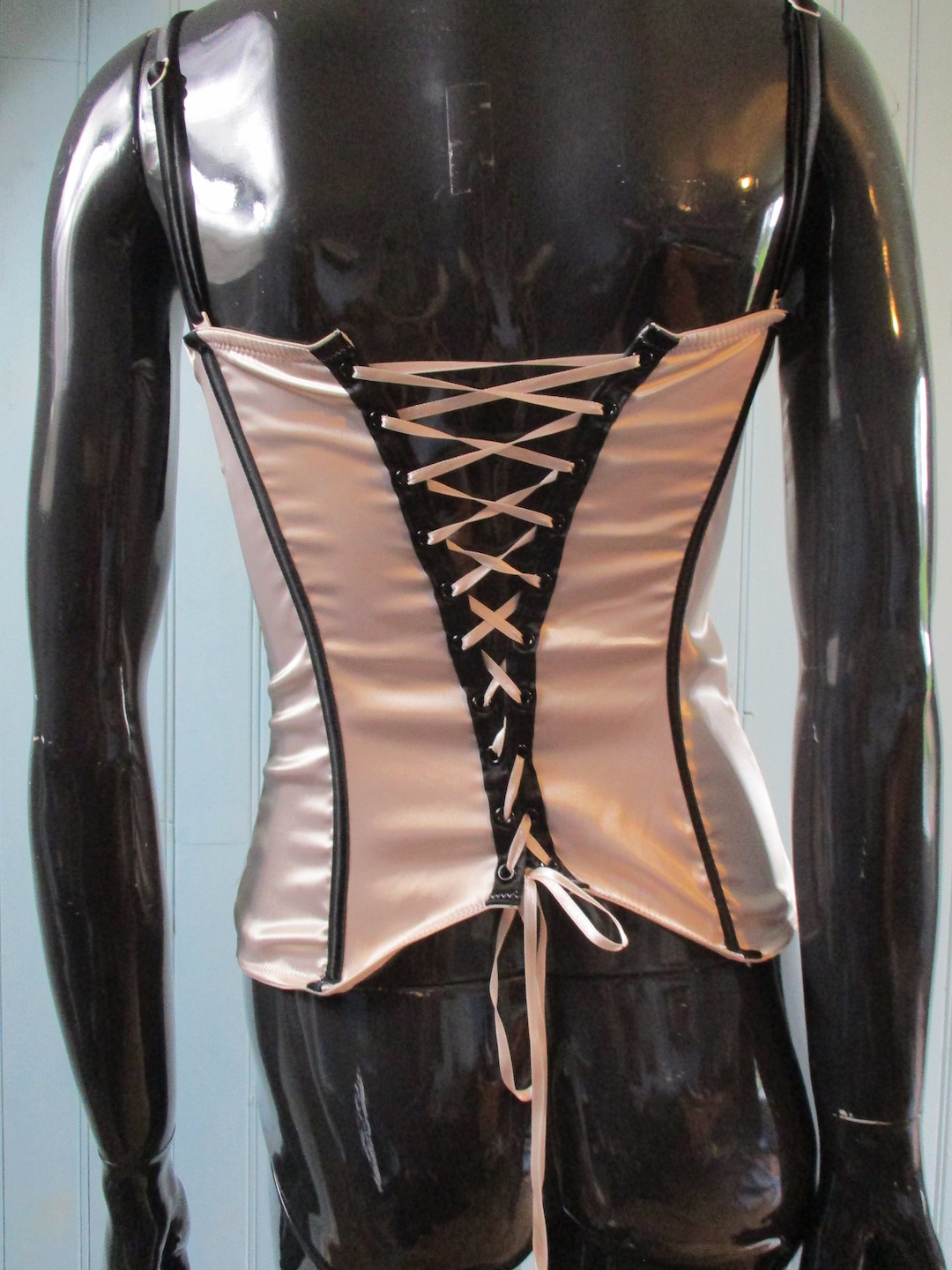 Vintage Basque Pale Pink and Black.. - Etsy