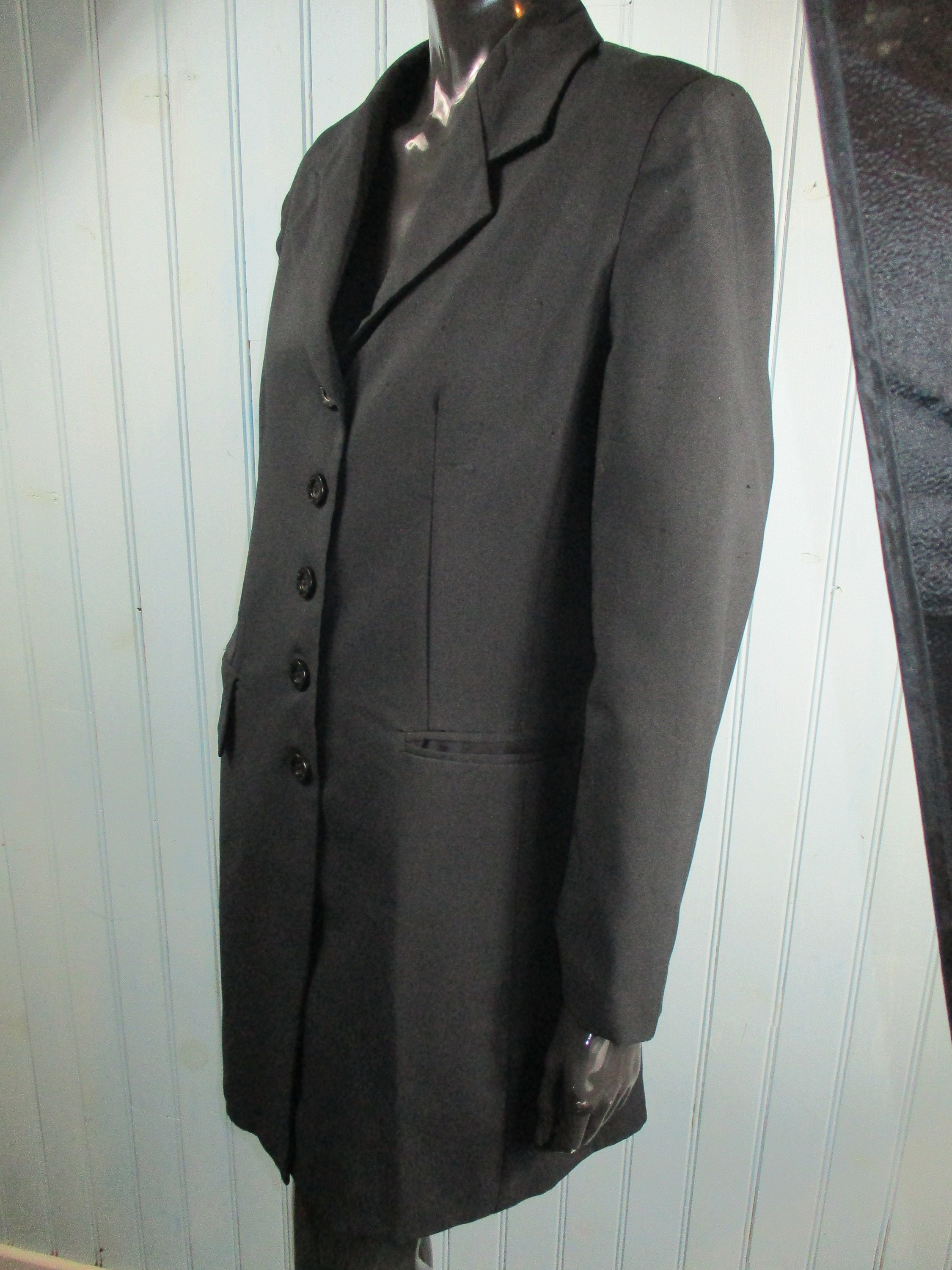 Retro 80s Long-line Jacket. Retro Jacket\80's Style Jacket\long Jacket ...