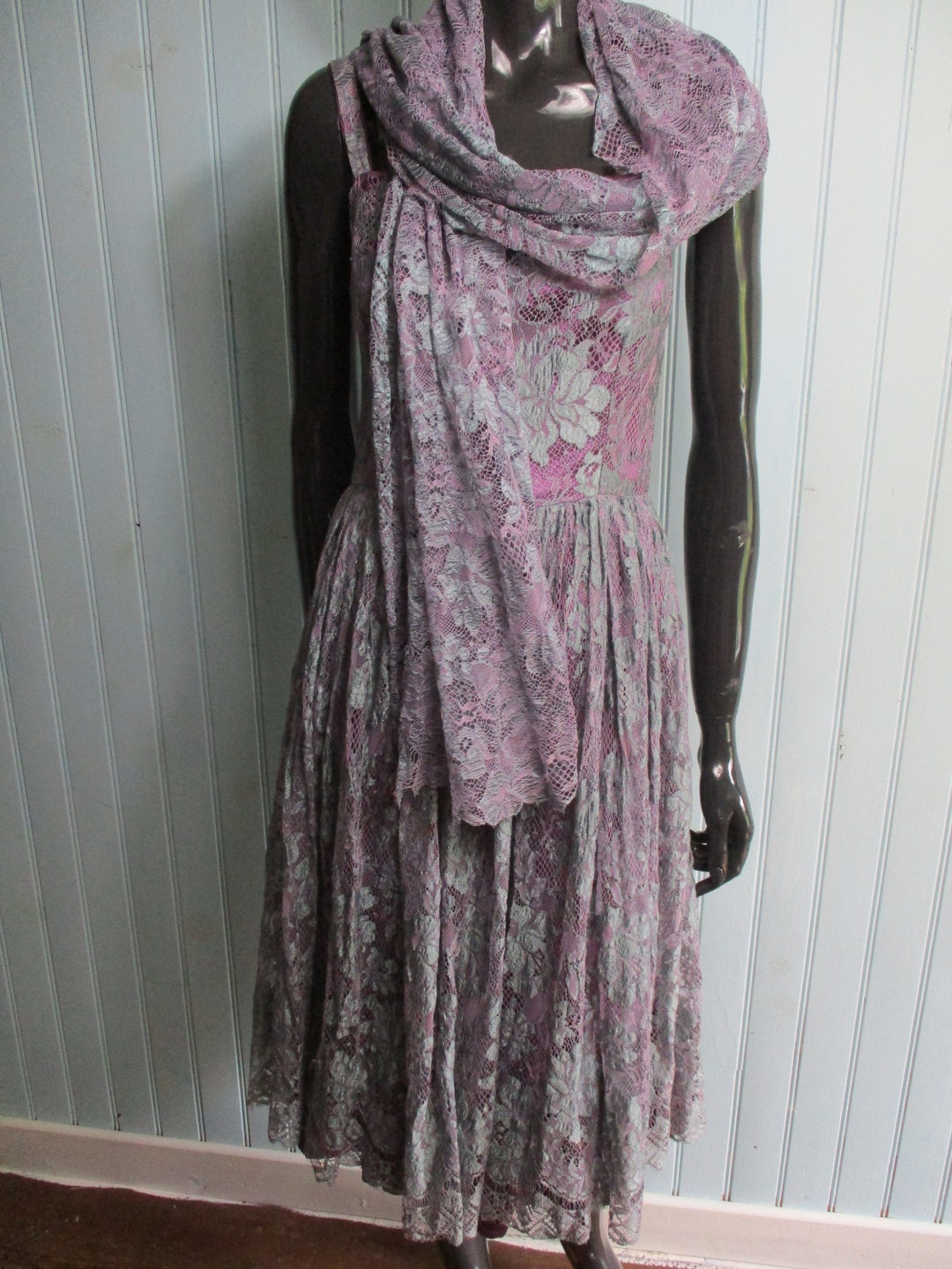 Vintage Handmade Lace Dress . Vintage Dress\lace Dress|prom Dress ...