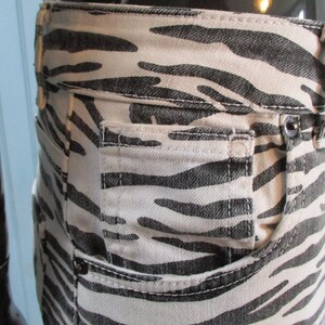 Vintage Zebra Print Jeans Vintage Jeans\zebra Jeans\animal Print ...